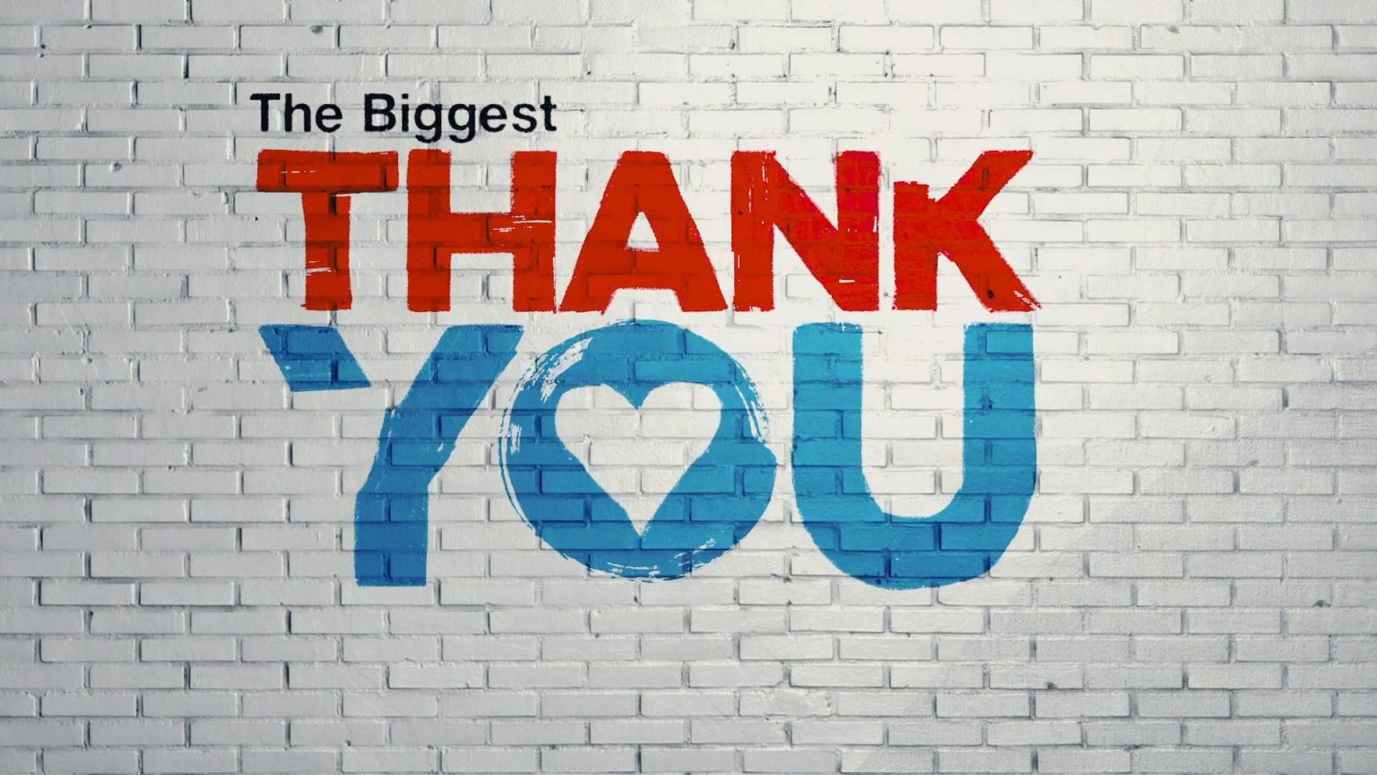 The Biggest Thank You Motion Graphics - Peter Anderson Studio