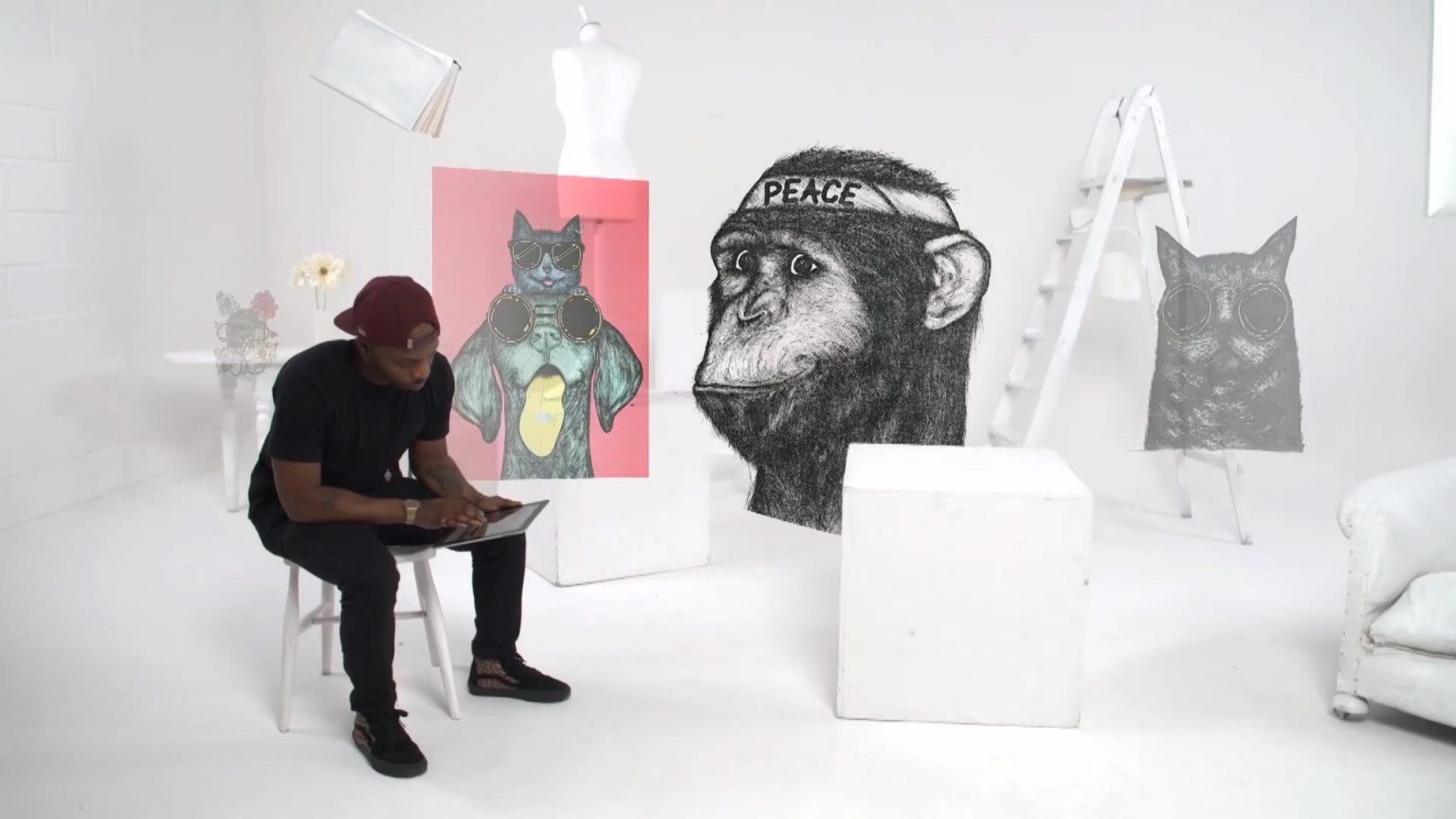 BBC Bitesize Art and Design In Show Graphics - Peter Anderson Studio